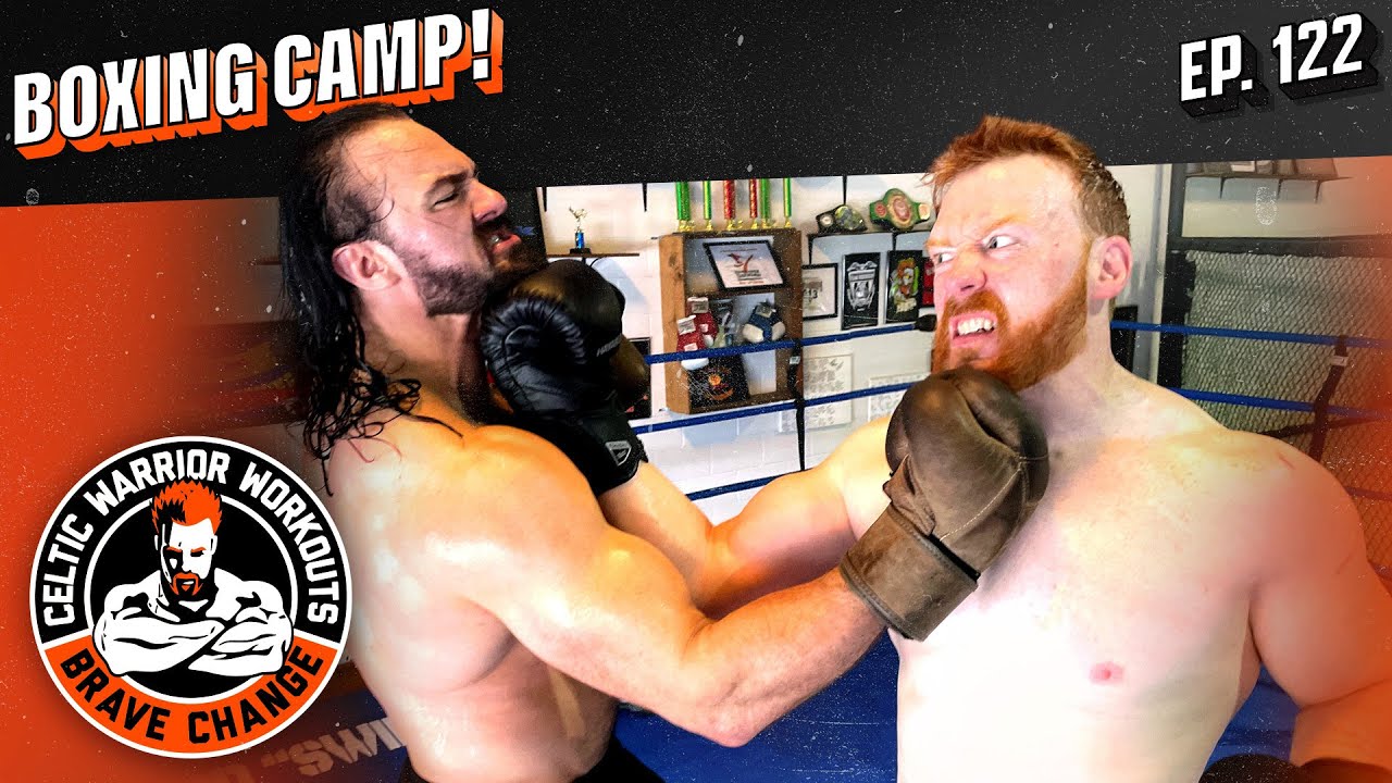 Drew McIntyre & Sheamus “15 Rounds” Boxing workout | Celtic Warrior ...