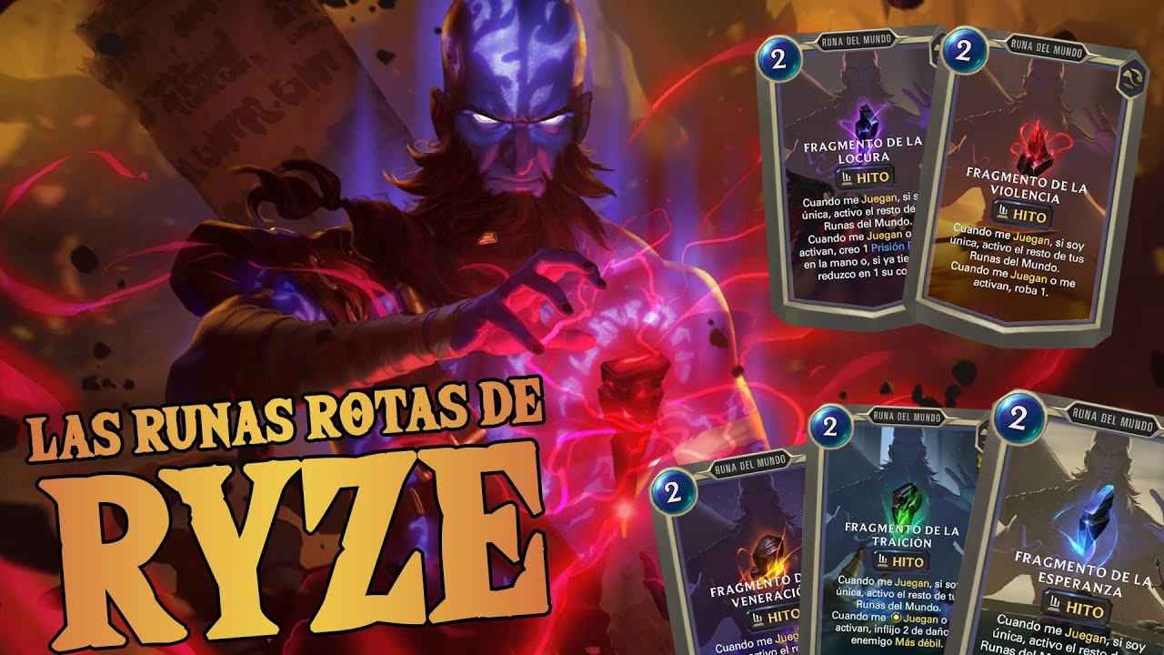 📜 Revelacion y Repaso de Ryze | Ryze, el Thanos de LoR | LoR - YouTube