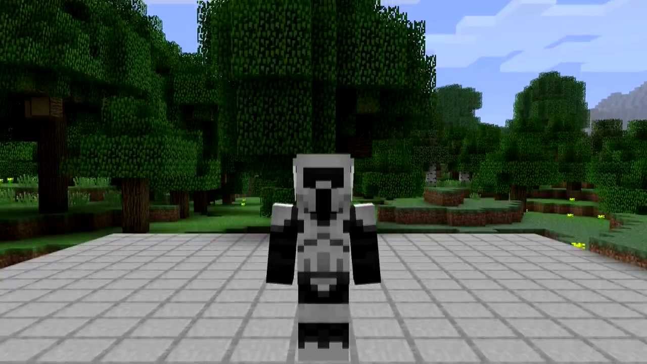 Scout Trooper Minecraft Skin Spotlight - YouTube