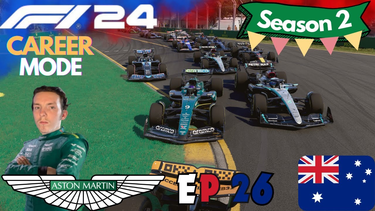 F1 24 Career Mode | Best Perfect Overtake!! Crazy Pile Up!! | EP 26 ...