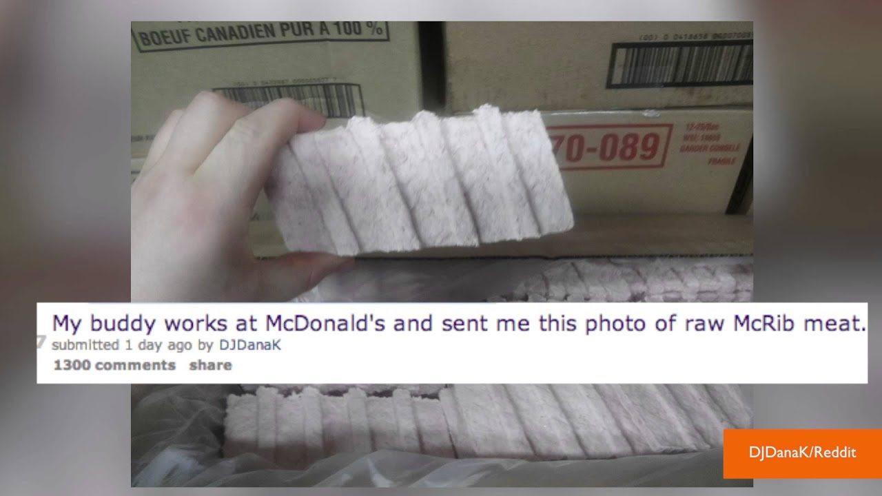 Photo of Supposed Frozen McDonald's McRib is Terrifying - YouTube