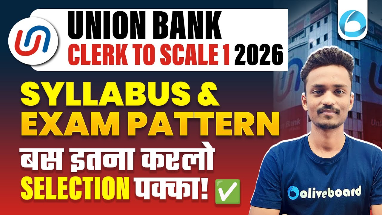 Union Bank Scale 1 Syllabus 2026 | Exam Pattern & Subject-wise ...