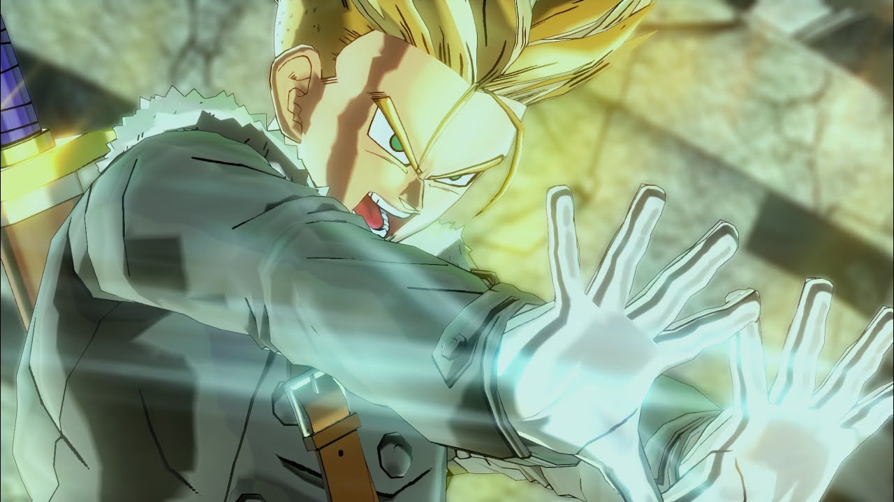 DBXV2: Xeno Trunks Combo - Burning Kamehameha Wave - YouTube