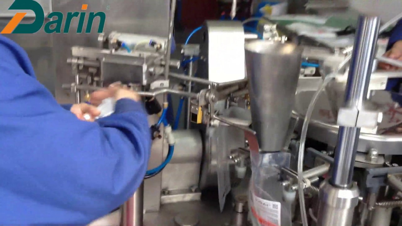 Nylon Cable Ties Rotary Pre-made Pouch Packaging Machine - YouTube