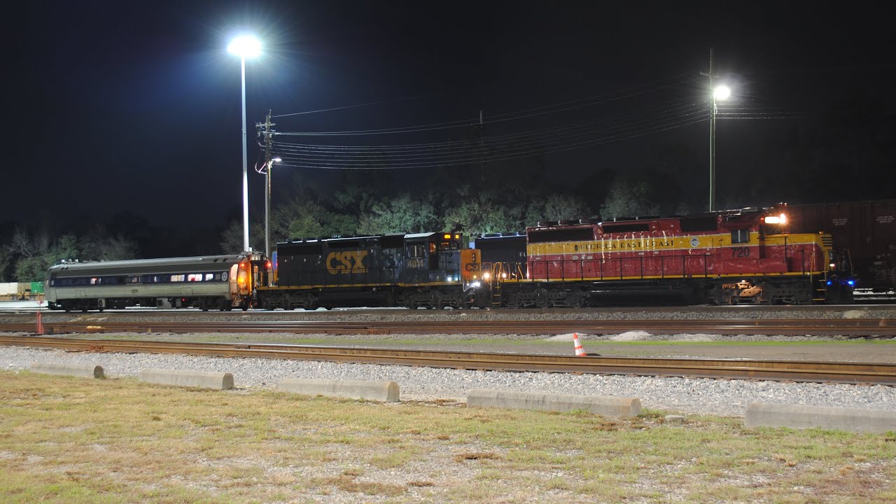 FRA Inspection Train on the FEC Railway! - YouTube