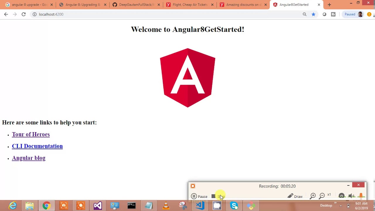 Angular 8 Get Started - YouTube