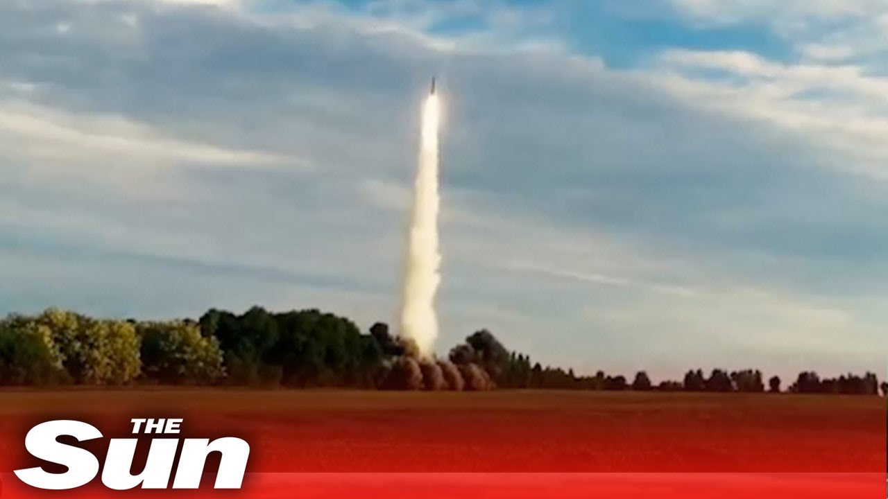 Russian military launch Iskander missile systems in Ukraine - YouTube