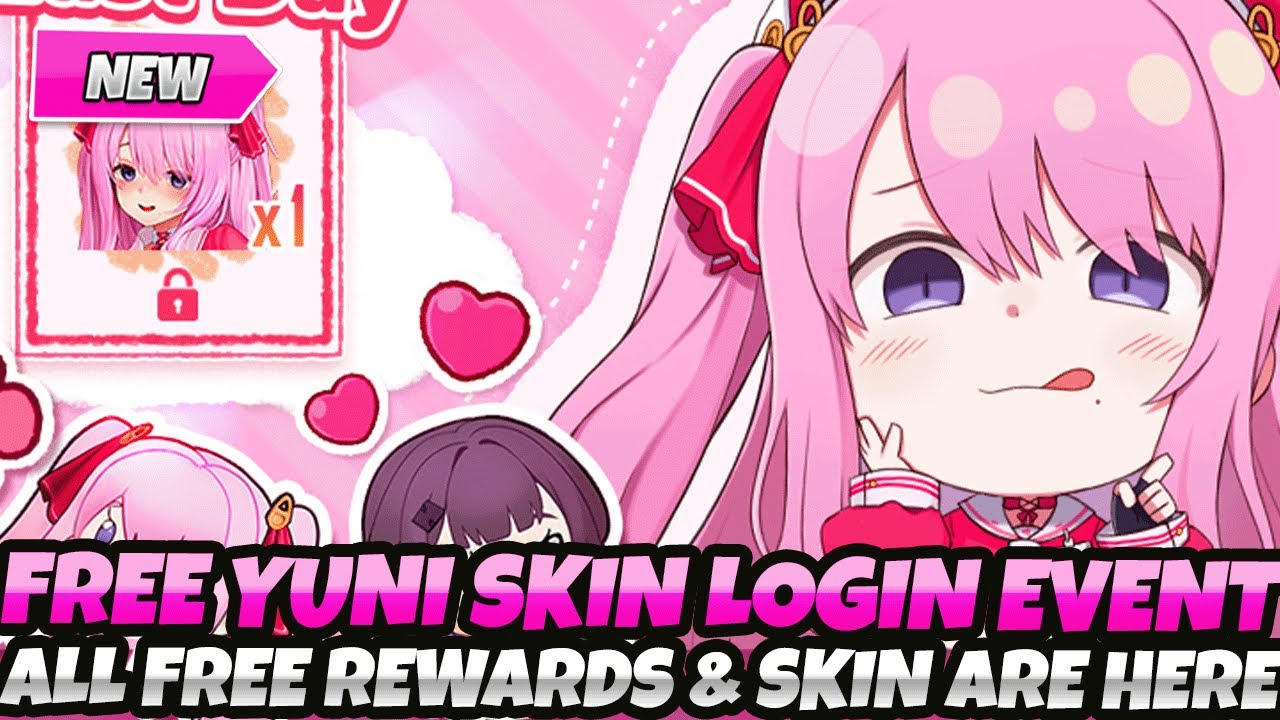*NEW FREE YUNI SKIN + ALL FREE LOGIN EVENT REWARDS REVEALED* SPRING ...