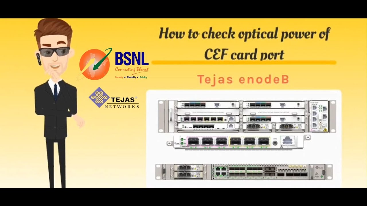 Tejas 4G/5G enodeB Optical Power Testing - YouTube