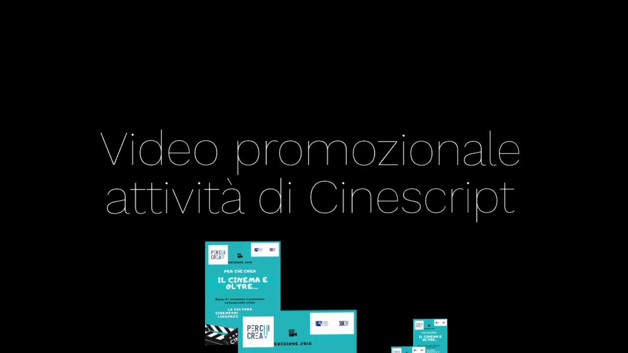 Attività di Cinescript - YouTube