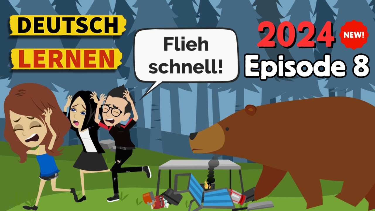 #deutschlernen | Mia und der Bär | Deutsch im Alltag A1-A2 | 8 - YouTube