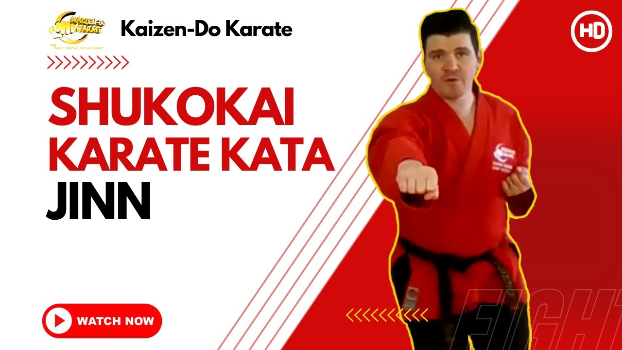Shukokai Karate Kata - Jinn - YouTube