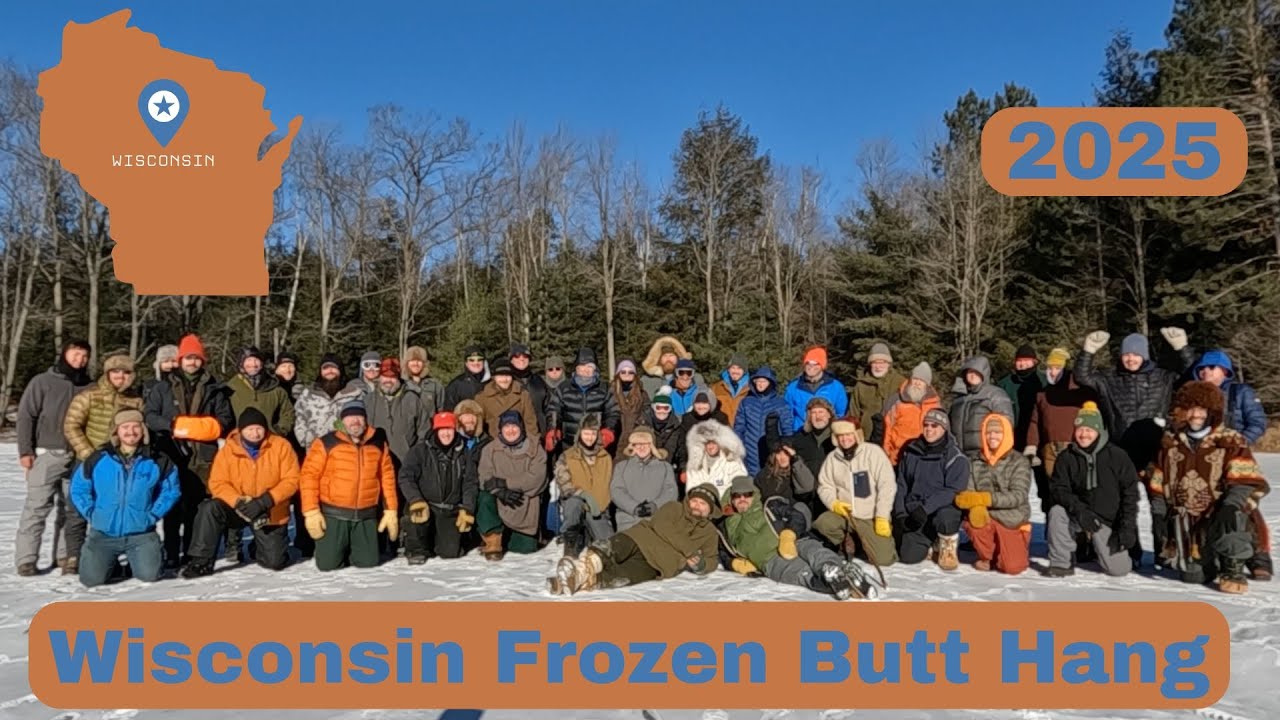 2025 Wisconsin Frozen Butt Hang - YouTube