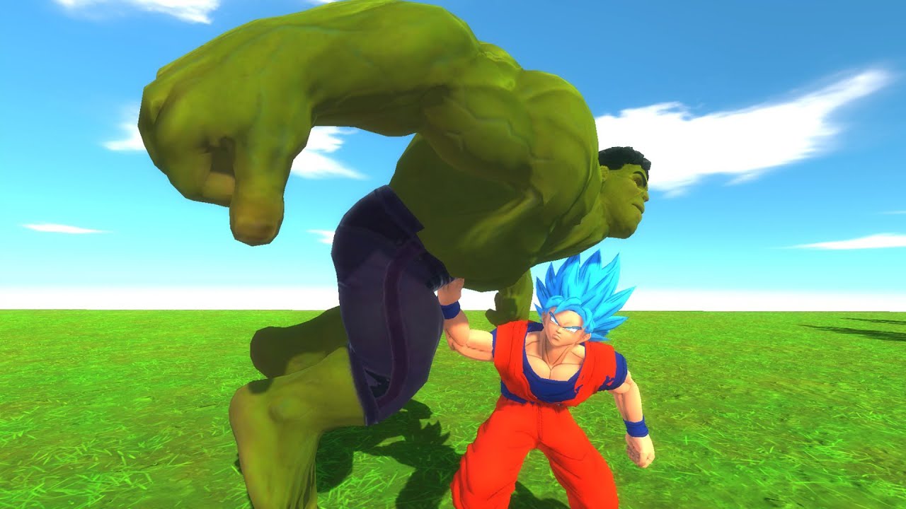 GOKU vs HULK - Animal Revolt Battle Simulator - YouTube