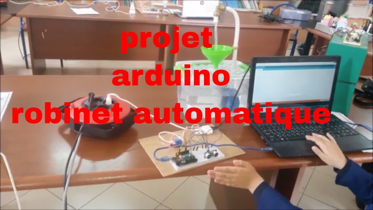 projet arduino robinet automatique - YouTube