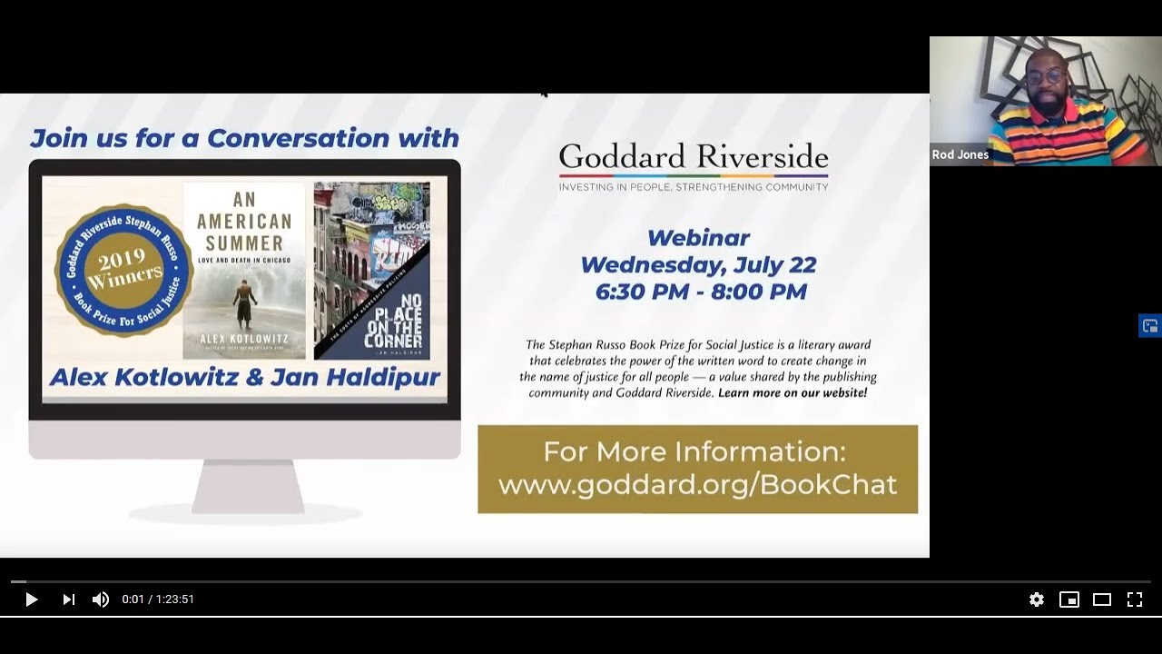 Stephan Russo Book Prize for Social Justice 2019 Winners Author Talk ...