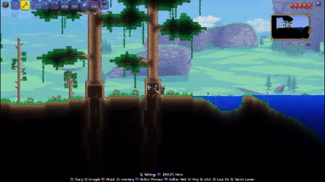 terraria playthrough pt 1 - YouTube