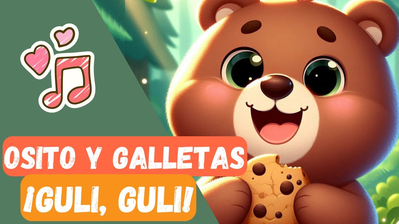 Osito y Galletas ¡Guli, guli! //Canción Infantil - YouTube
