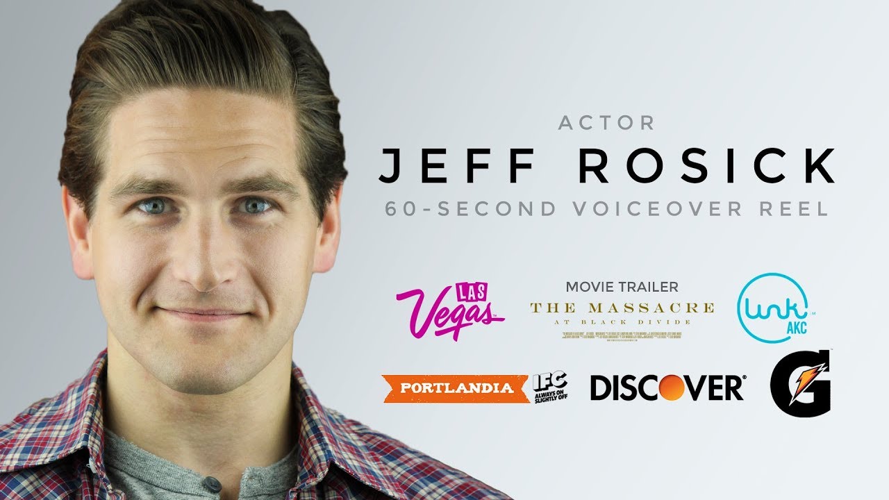 Jeff Rosick VO Reel (60 Seconds) - YouTube