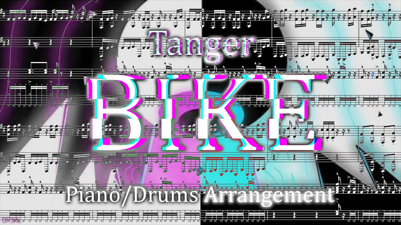 Tanger - BIKE (ISpyWithMyLittleEye) | piano & drums sheet music - YouTube