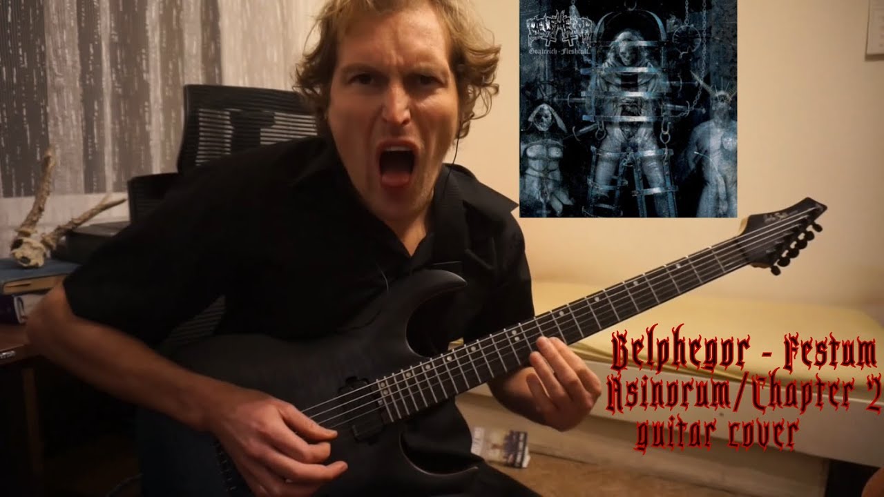 Belphegor - Festum Asinorum/Chapter 2 - baritone guitar cover - YouTube