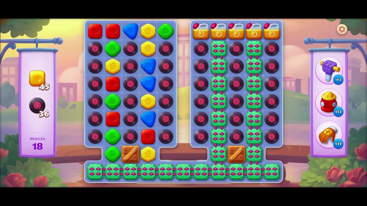TOWNSHIP Colorful Puzzle Match -3 game level # 1812 - YouTube