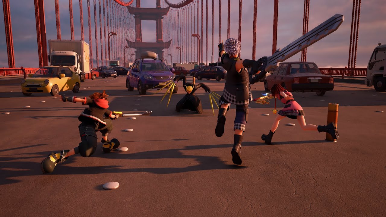[KH3 Mod Battles] Riku, Sora and Kairi vs Full Power Larxene - YouTube