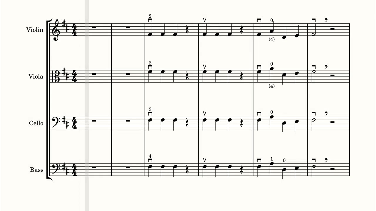 Jingle Bells. Music Score for Orchestra. Play Along. www ...