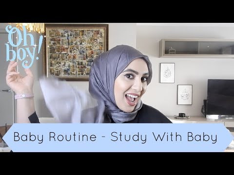Baby Routine | How to Study With A Baby | 5 Months - 13 Months - YouTube