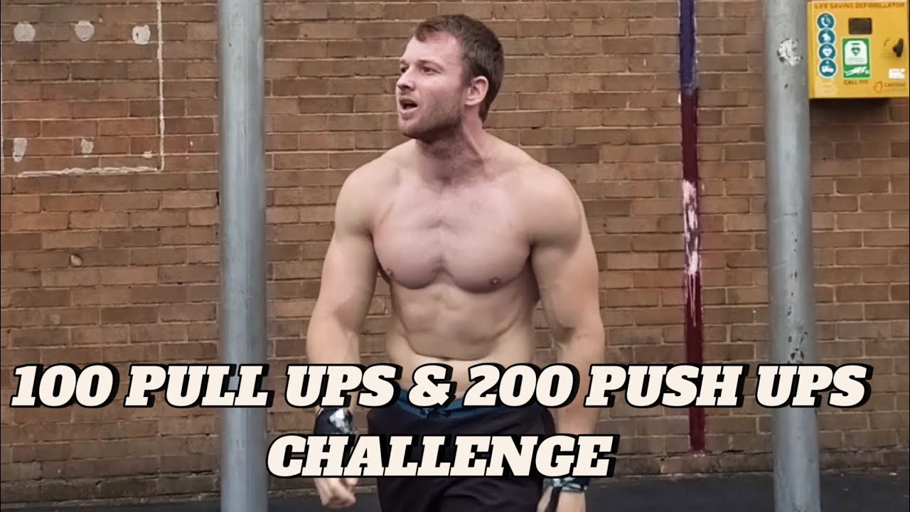 100 PULL UPS & 200 PUSH UPS UNDER 10 MINS CHALLENGE #2 - YouTube