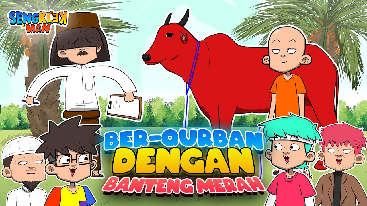 BERQURBAN DENGAN BANTENG MERAH - ANIMASI SPESIAL IDUL ADHA - YouTube