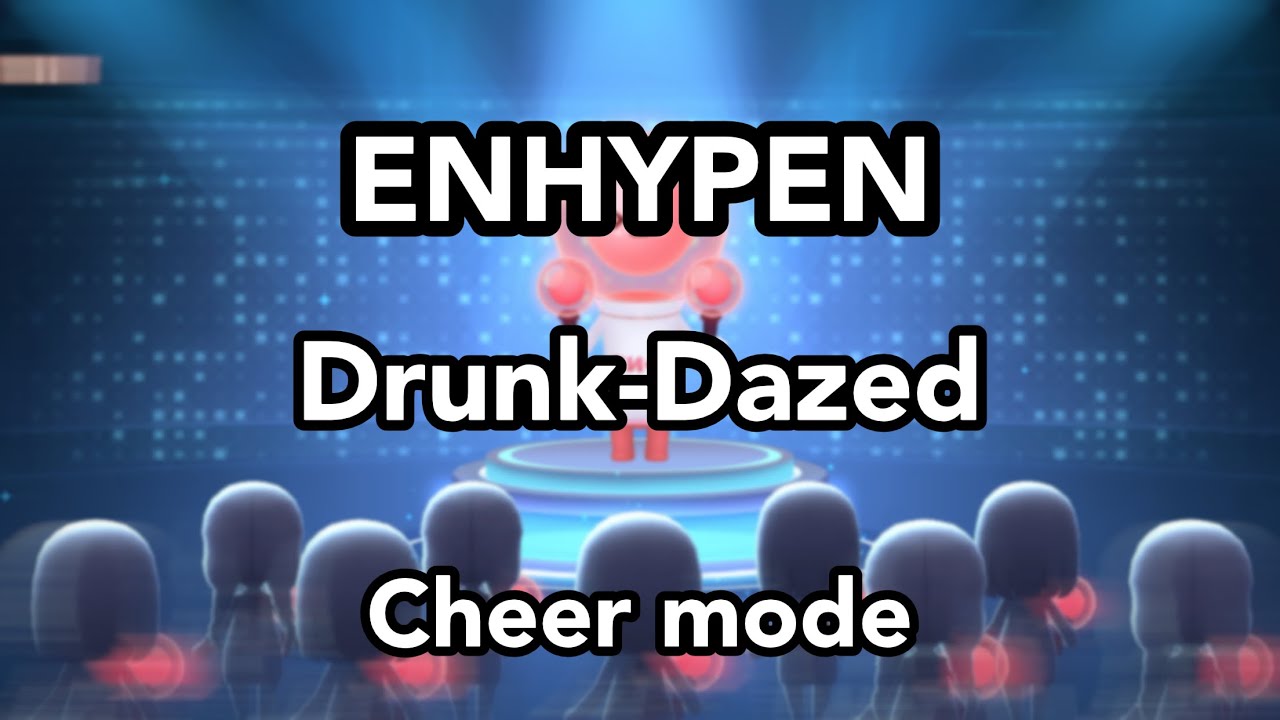 [Rhythm Hive] ENHYPEN Drunk-Dazed cheer mode(hard) Playing for the ...