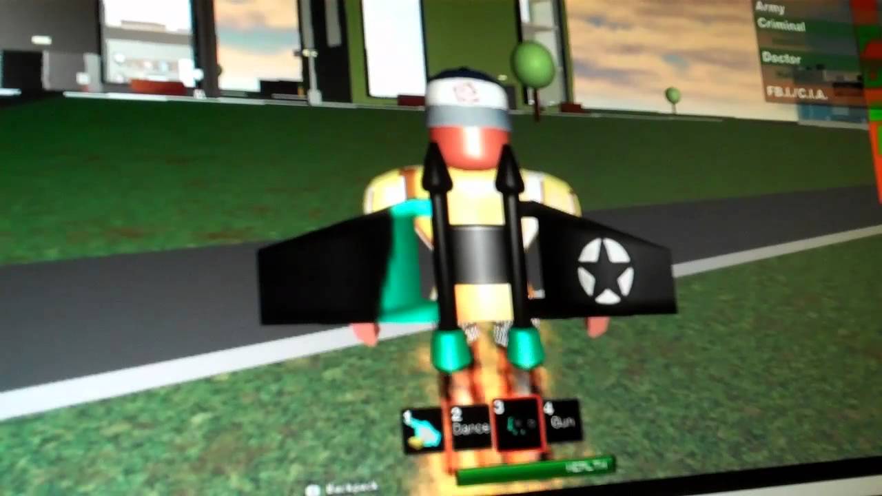 ROBLOX Online - LESSON 1 FLYING A JET PACK - YouTube