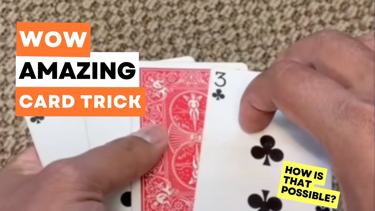 This Card Magic Trick Will Leave People Amazed - YouTube
