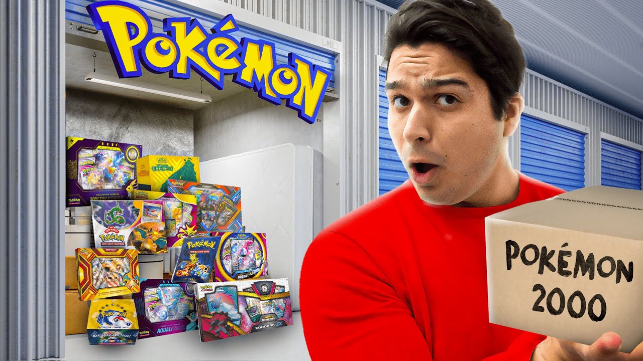 J'achète un Garage Pokemon ! (200kg de Cartes...) - YouTube