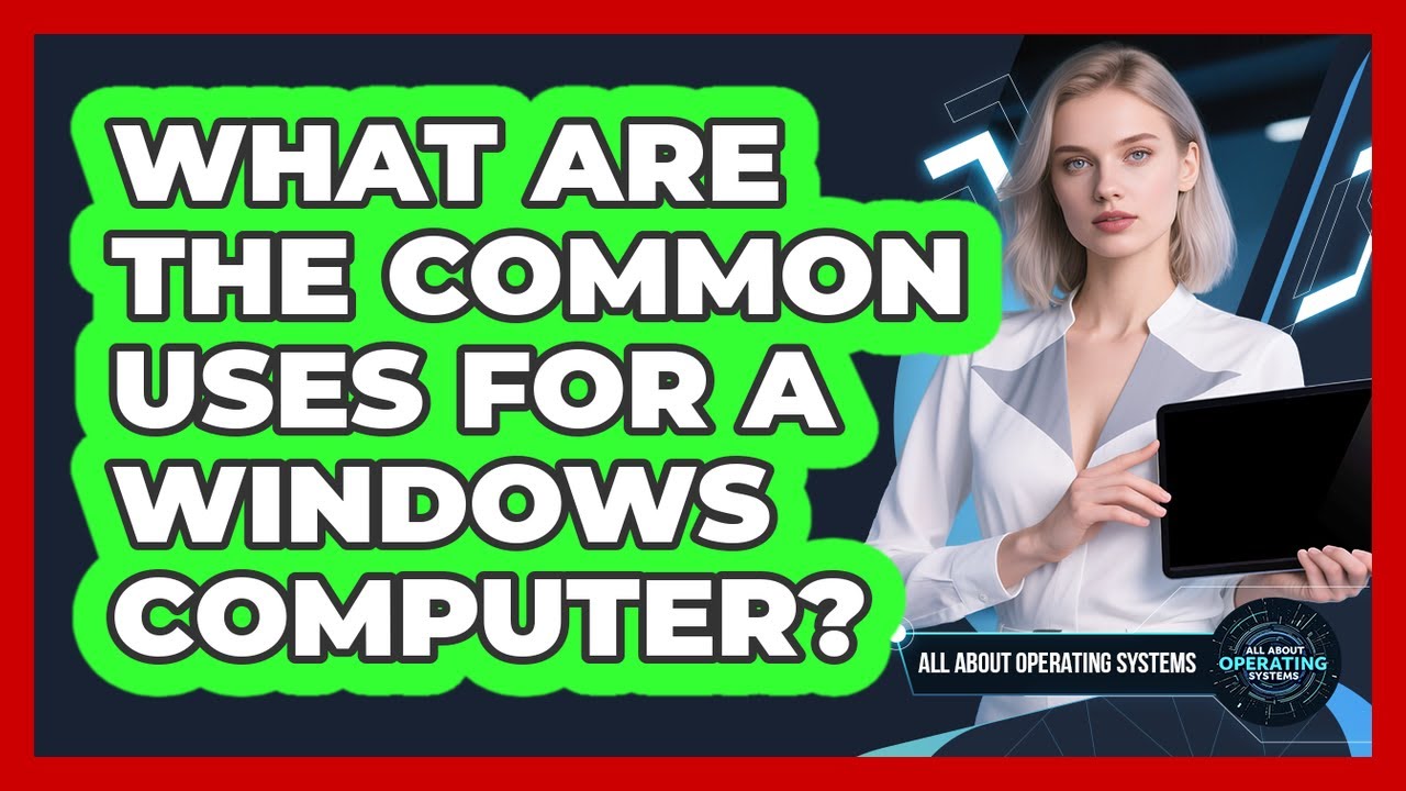 What are the common uses for a Windows computer? - YouTube