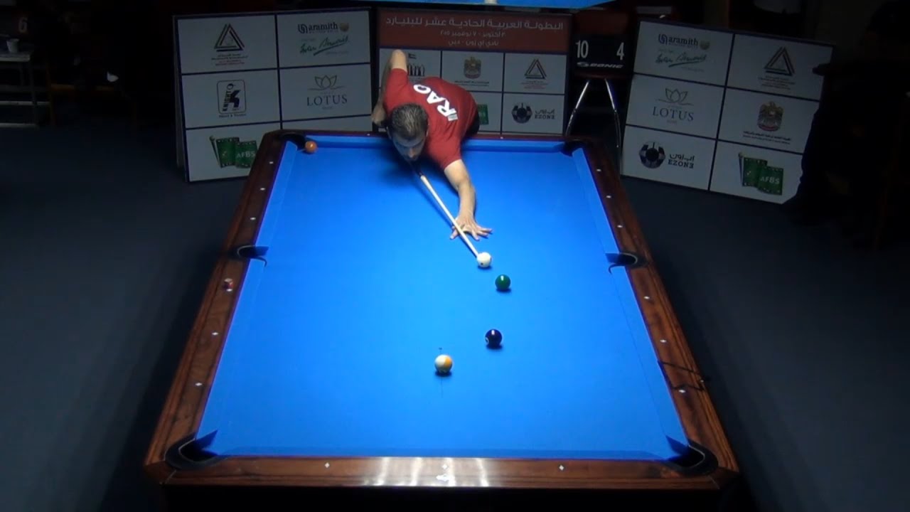 11th Arab Billiard Championship-2015 9-Ball Singles Semifinal (Iraq vs ...