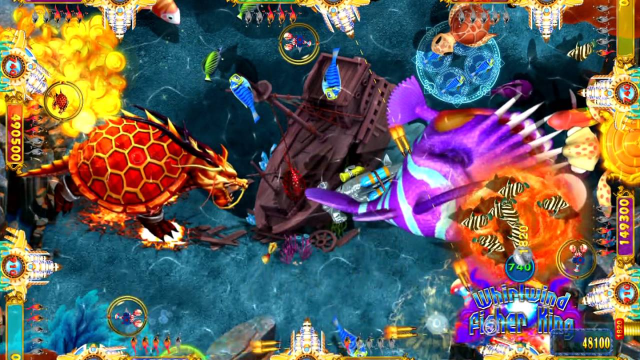 DRAGON STRIKE™️ - Skilled Fish Hunting Video Arcade Game Machine Table ...