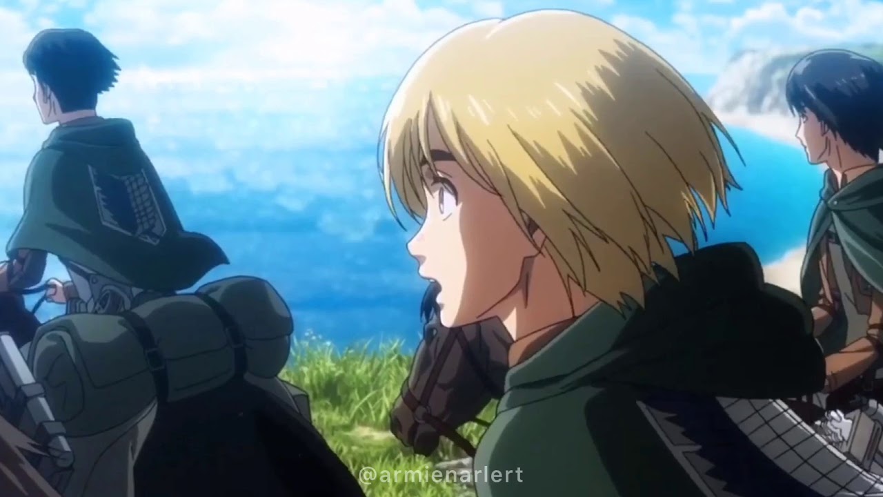 Armin Arlert, first time seeing the sea. - YouTube