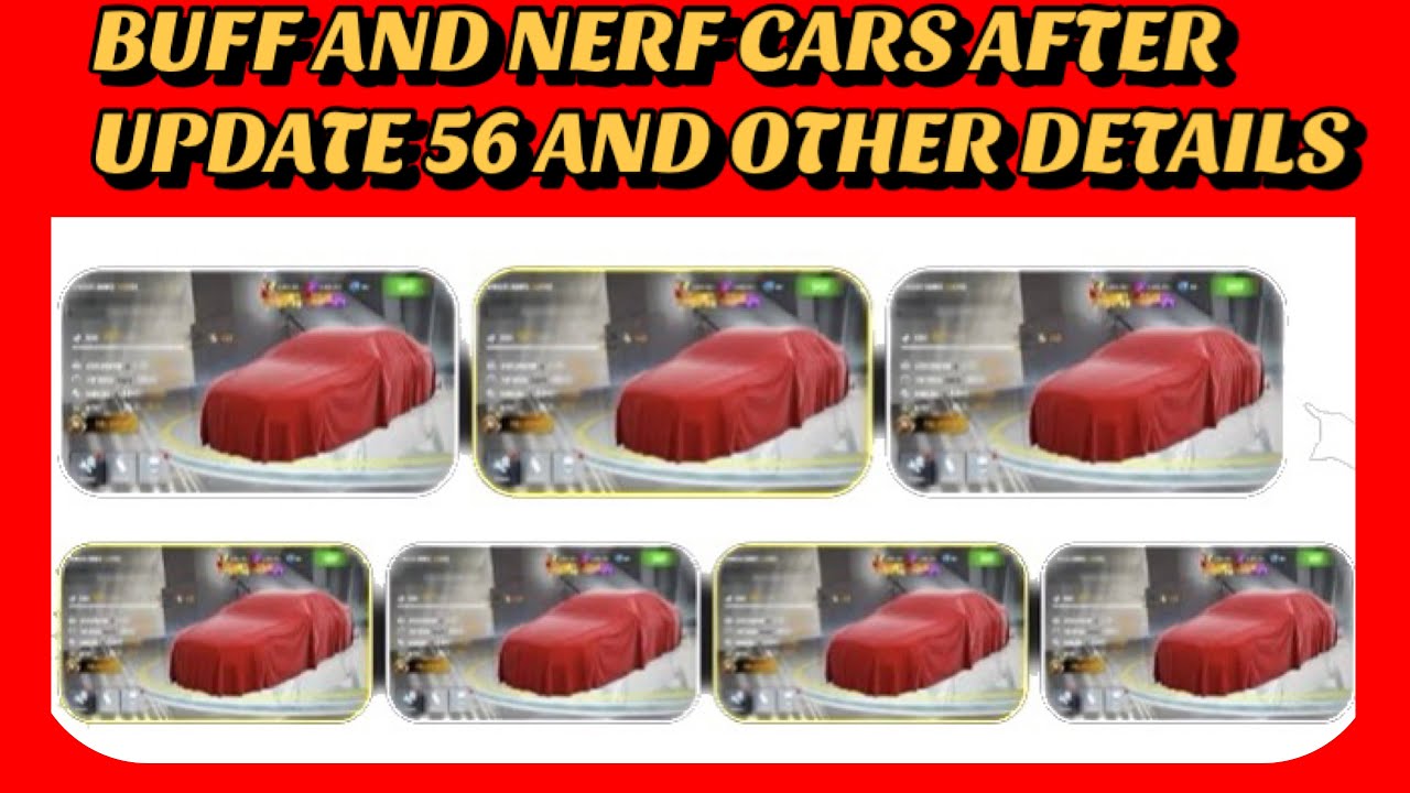 Asphalt 8, Buff and Nerf Cars After New Update 56 and Other Details and ...
