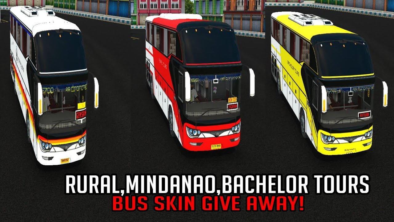 RURAL,MINDANAO,BACHELOR Tours Bus Skin Giveaway! 80 Subscribers Special ...