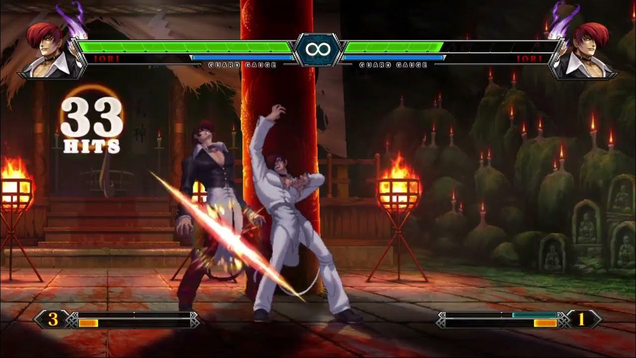 The King of Fighters XIII - Ex Iori Combo 2 - YouTube