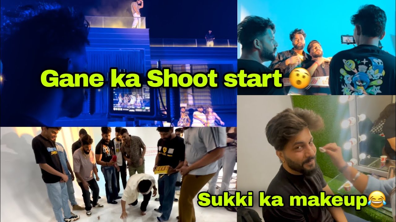 Finally Gane Ka Shoot Start Ho Gya | Moti Chain Behind the scenes ...