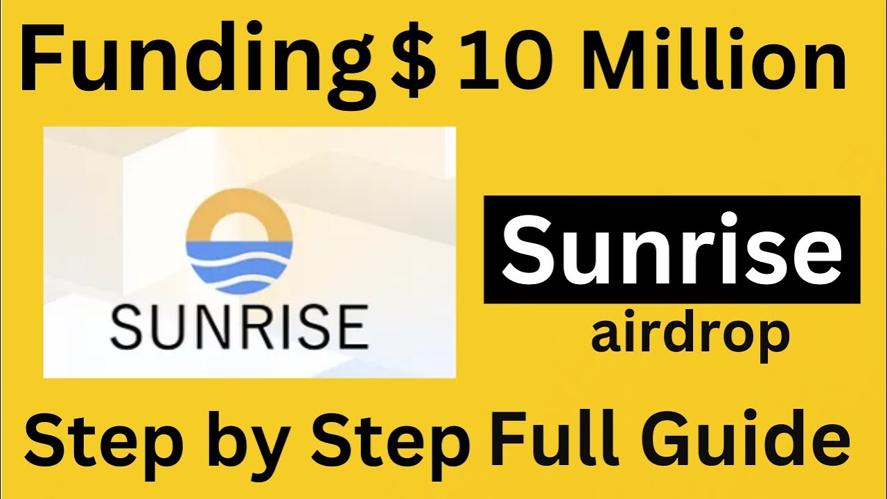Sunrise Layer Confirmed Testnet Airdrop free airdrop - YouTube