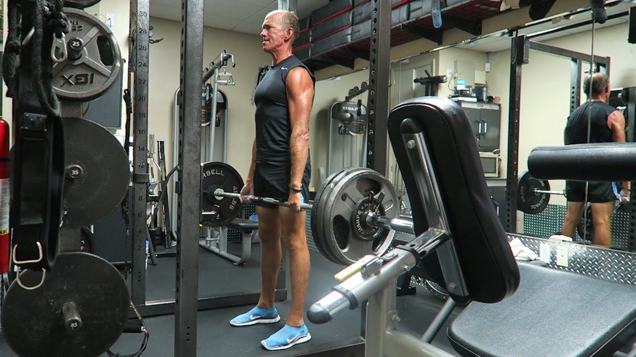 Dr. Mercola Performs a 325 Pound Deadlift Exercise - YouTube