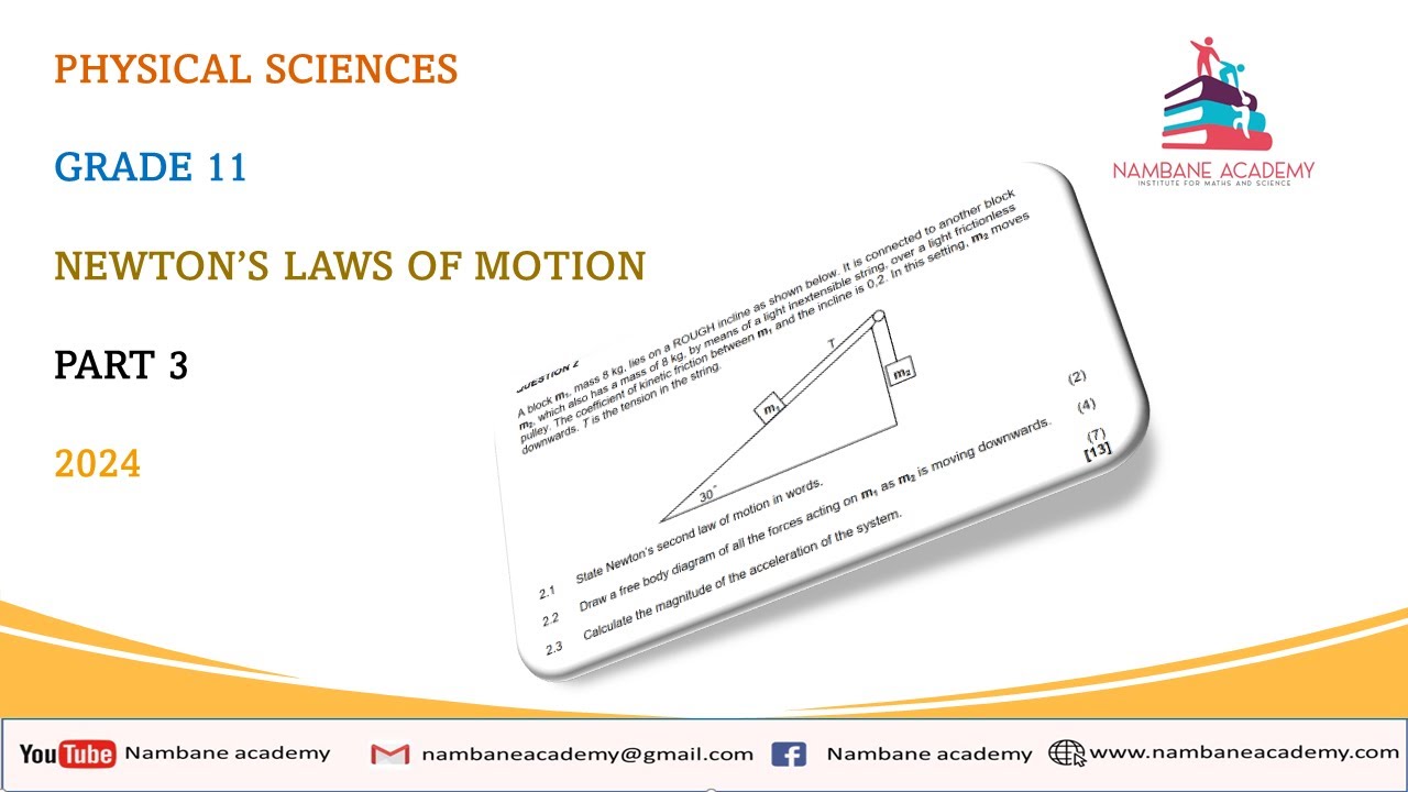 Grade 11_12 | Physical Science |Newtons Laws | Full lesson | Basics ...