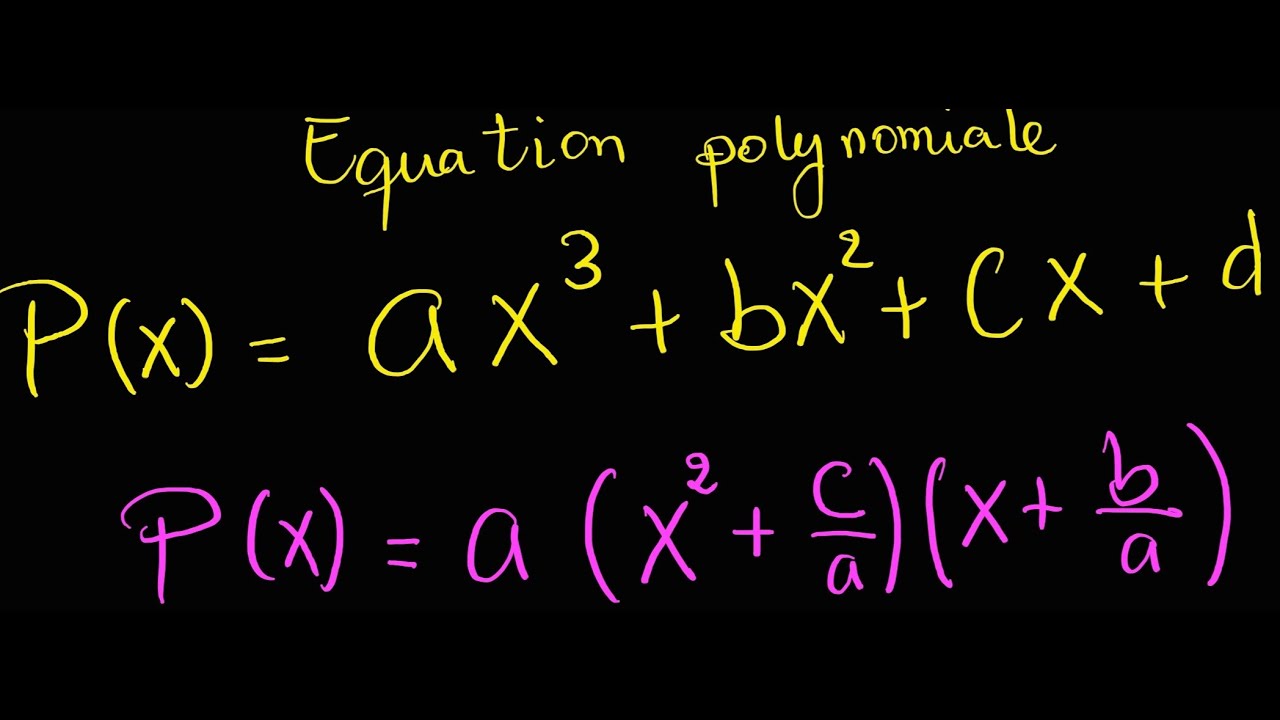 Équation polynomiale à coefficients proportionnels. - YouTube