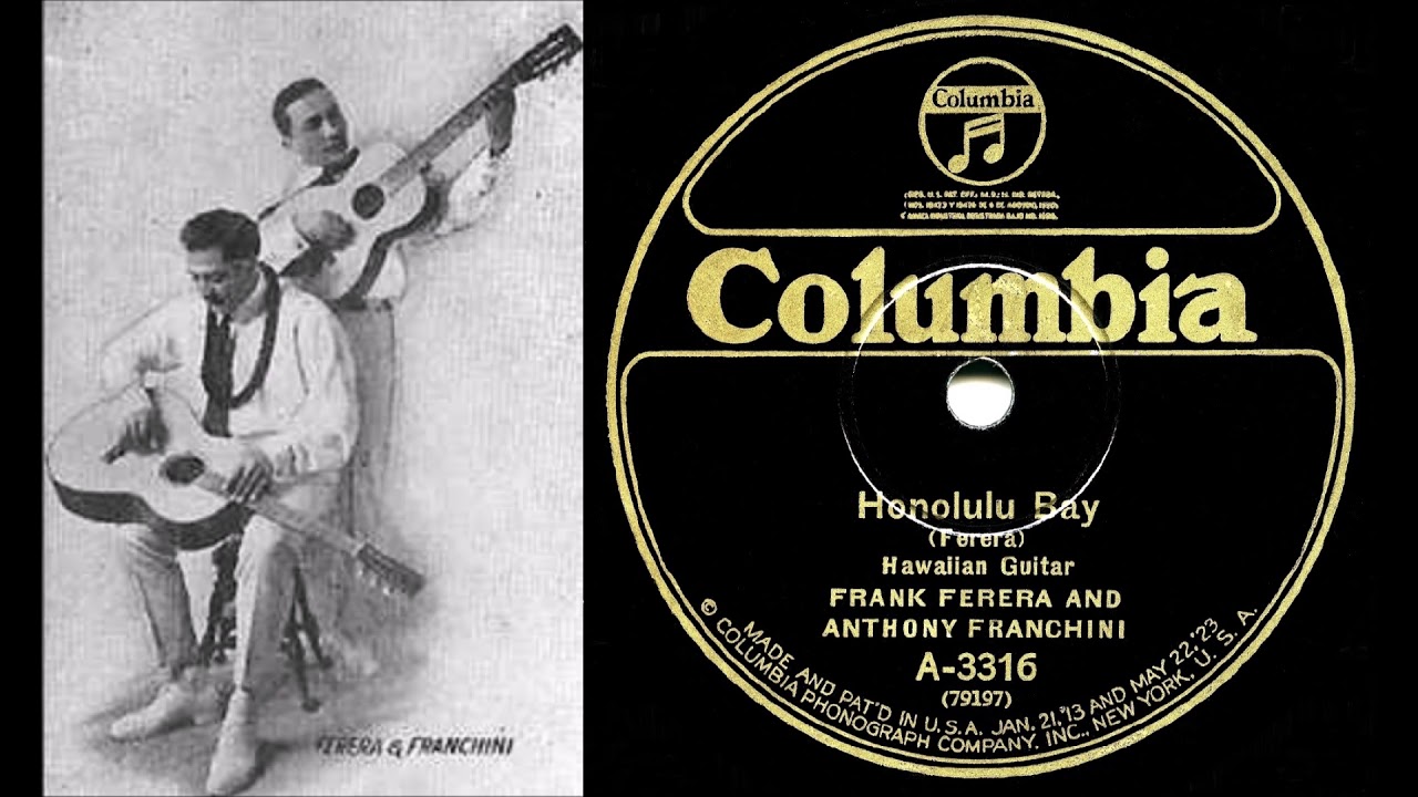 HONOLULU BAY, Frank Ferera,hawajikitara ja Anthony Franchini,kitara ...