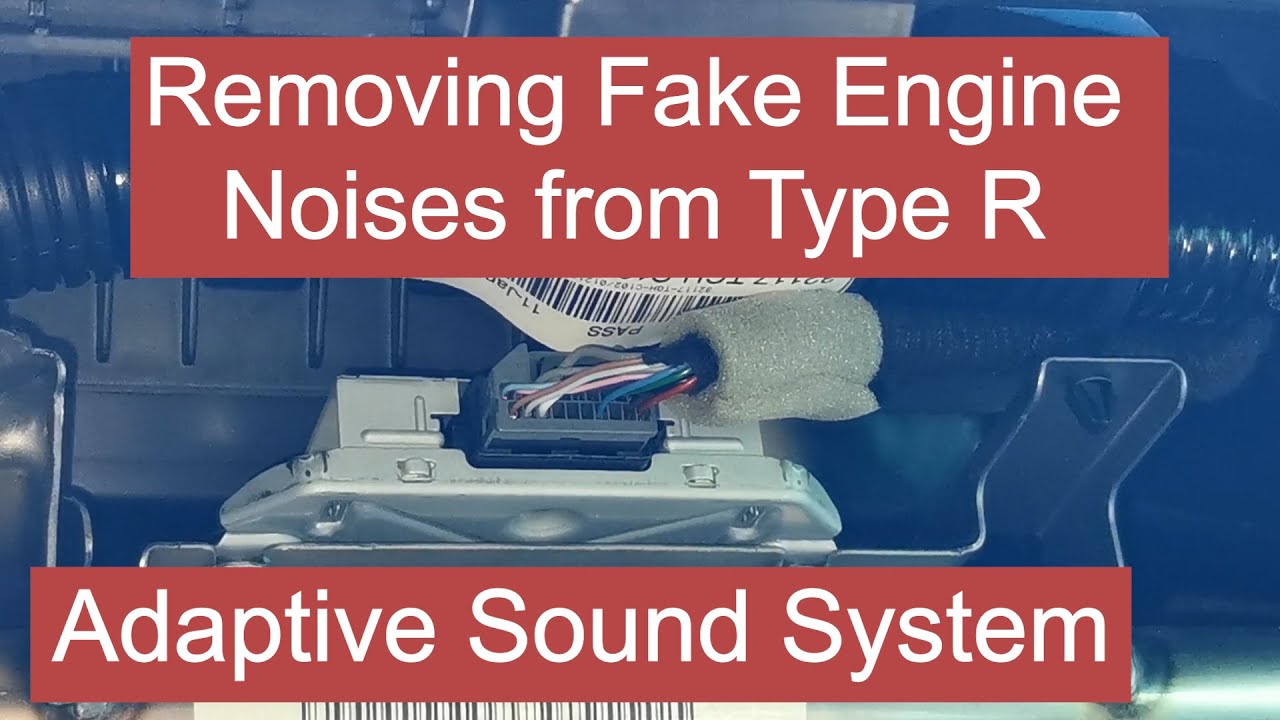 Turning Off Fake Engine Noises FK8 (Adaptive Sound System) - YouTube