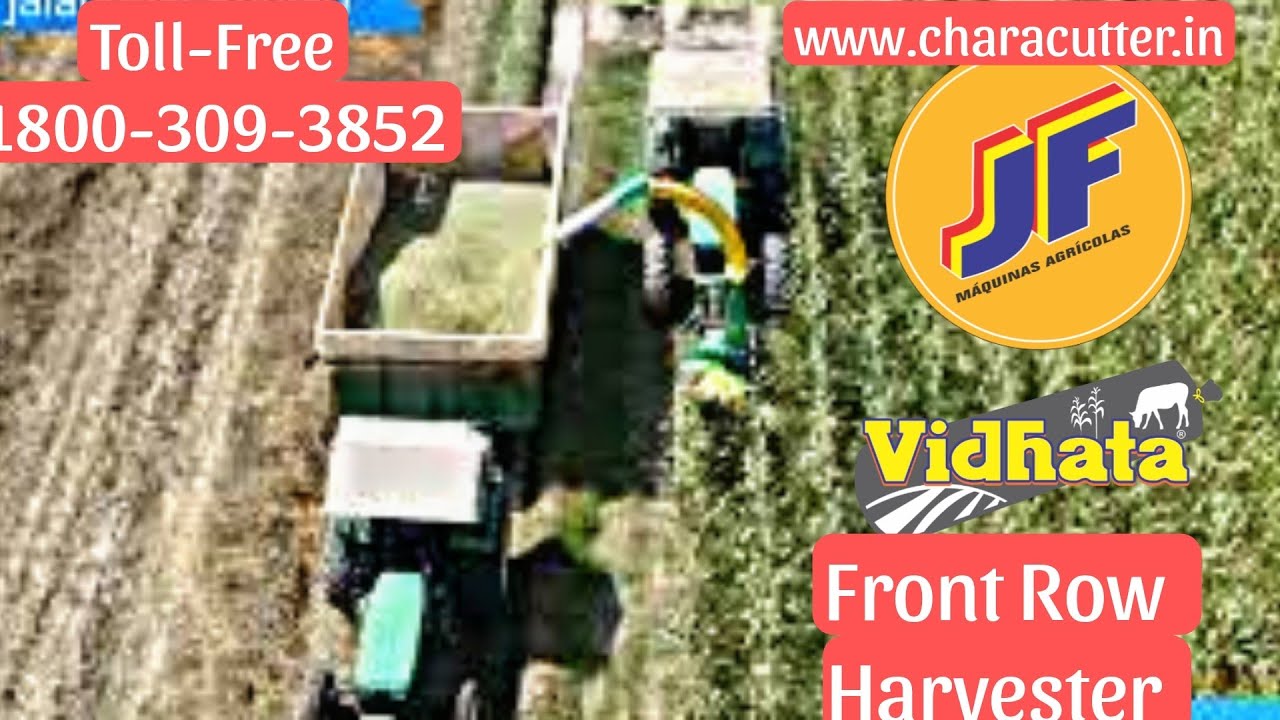 New Front Row PTO Forage Harvester JF AT1000 /C120 - YouTube